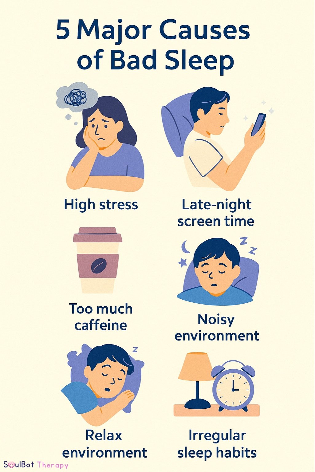 5 Major Causes of Bad Sleep (And How to Finally Sleep Better)