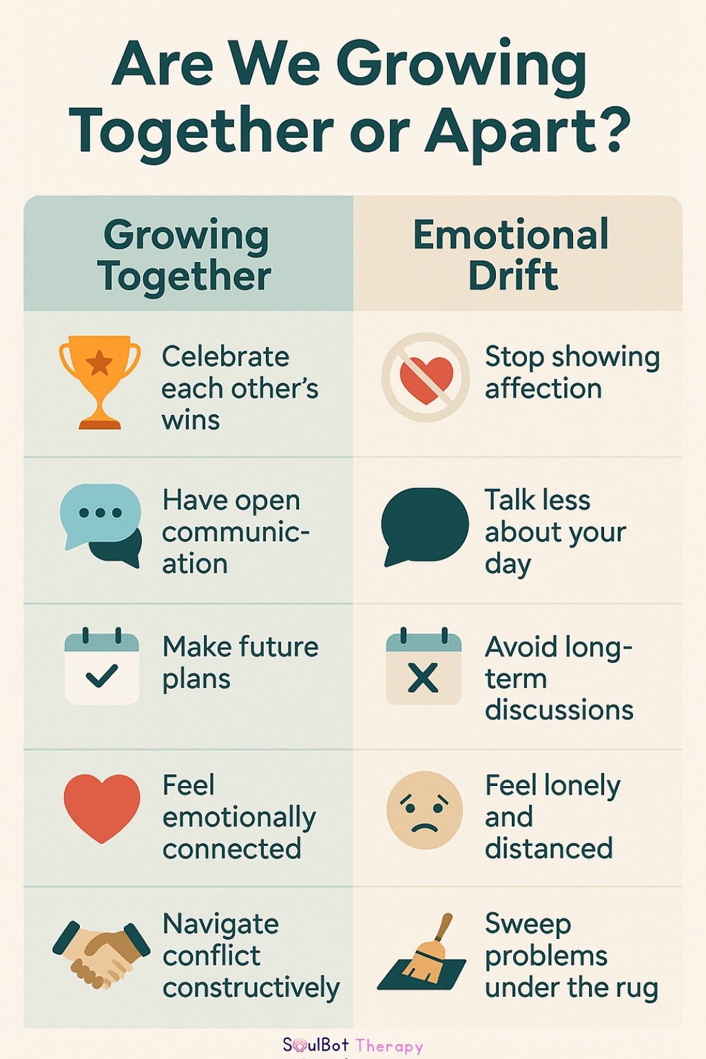 Relationship Growth Checklist: Are You Growing Together or Apart?