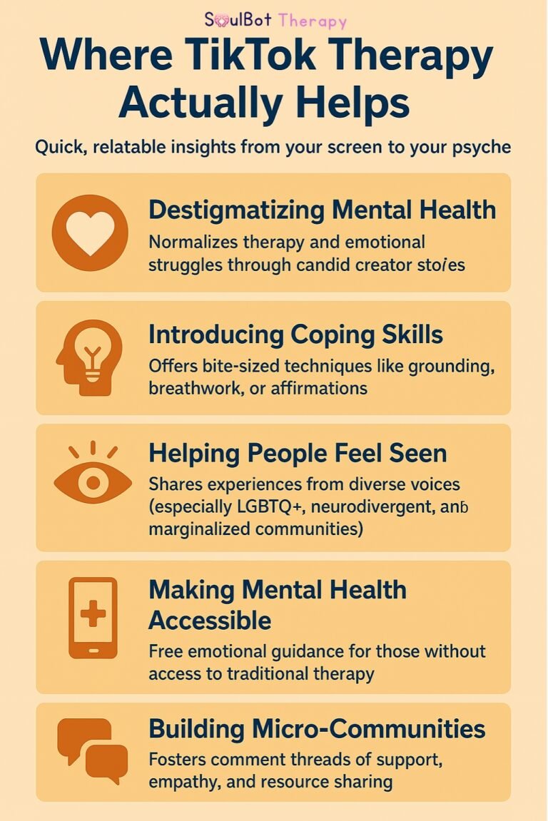 TikTok Therapy: Mental Health Advice on Social Media