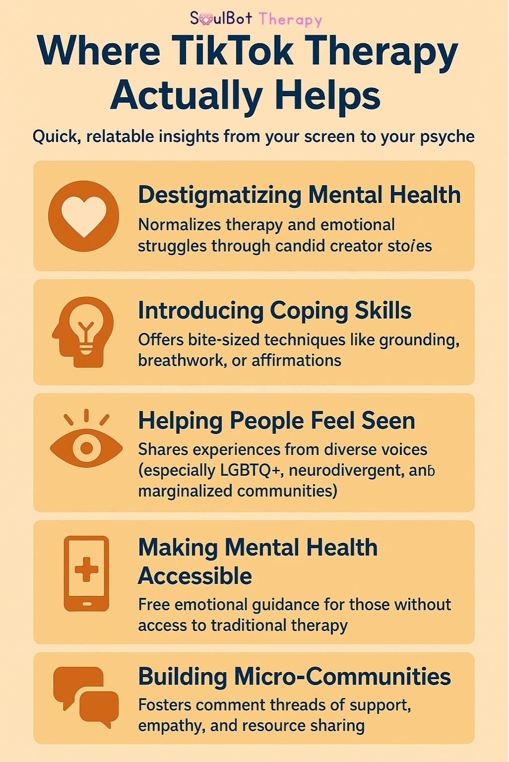 TikTok Therapy: Mental Health Advice on Social Media