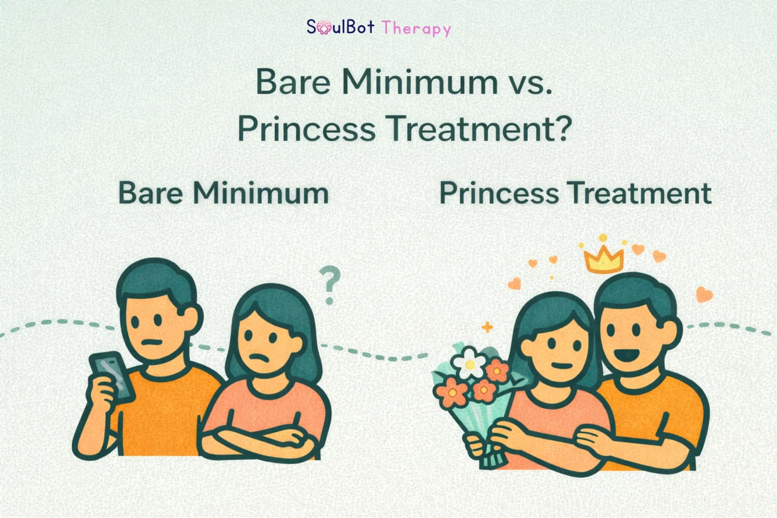 Bare Minimum vs Princess Treatment: Am I Settling?