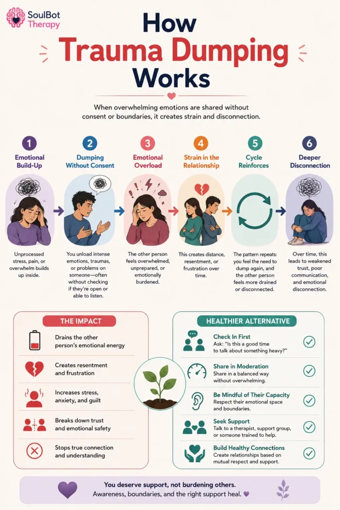 What Is Trauma Dumping? Signs, Examples, and How to Respond